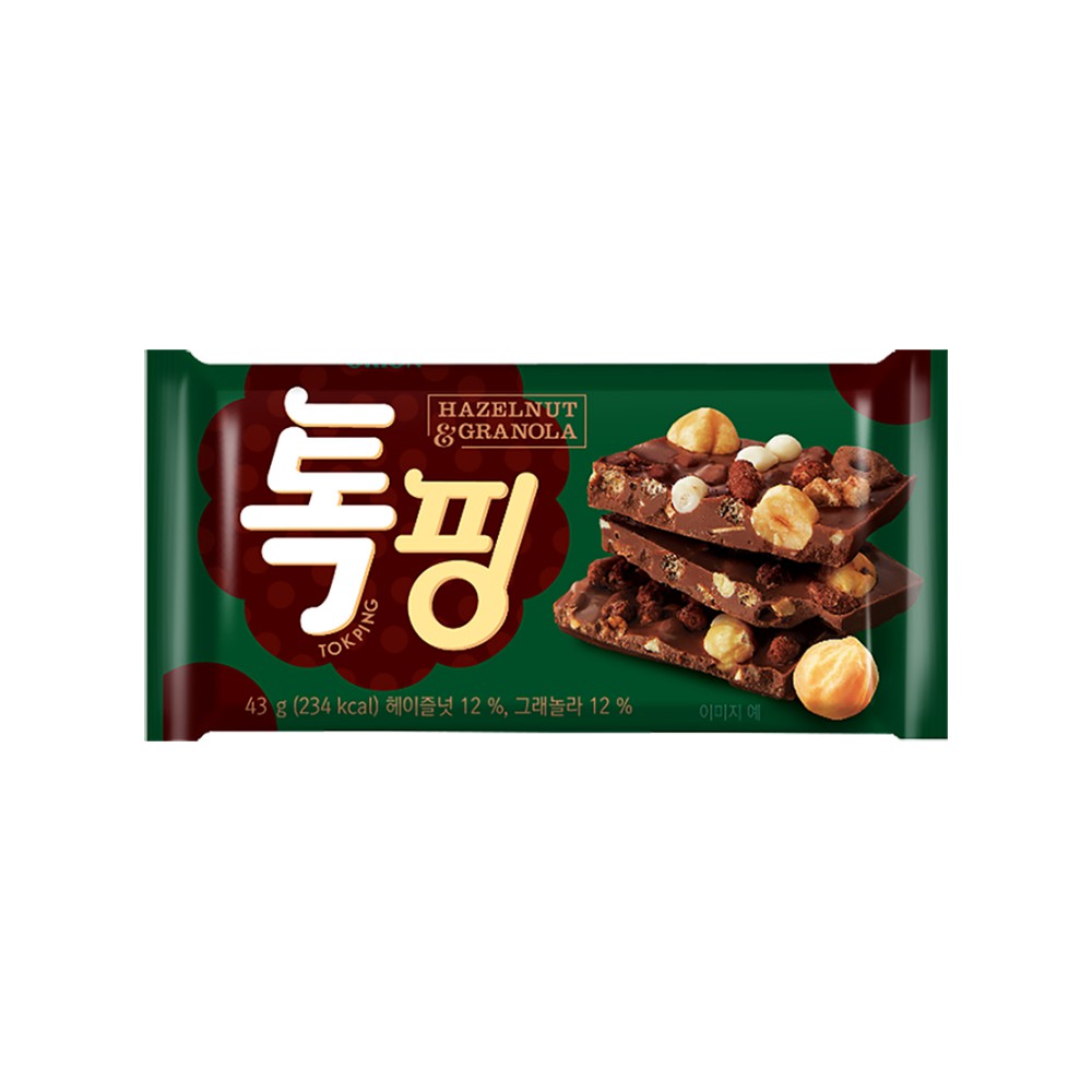 오리온)톡핑헤이즐넛43g | 배민 장보기∙쇼핑
