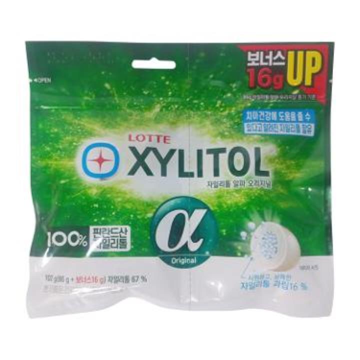 자일리톨(알파오리지날) 102G/롯데제과(주) | 배민스토어