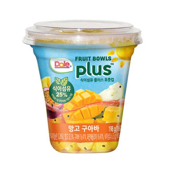 Dole)후룻컵플러스 망고구아바(198g컵) | 배민 장보기∙쇼핑