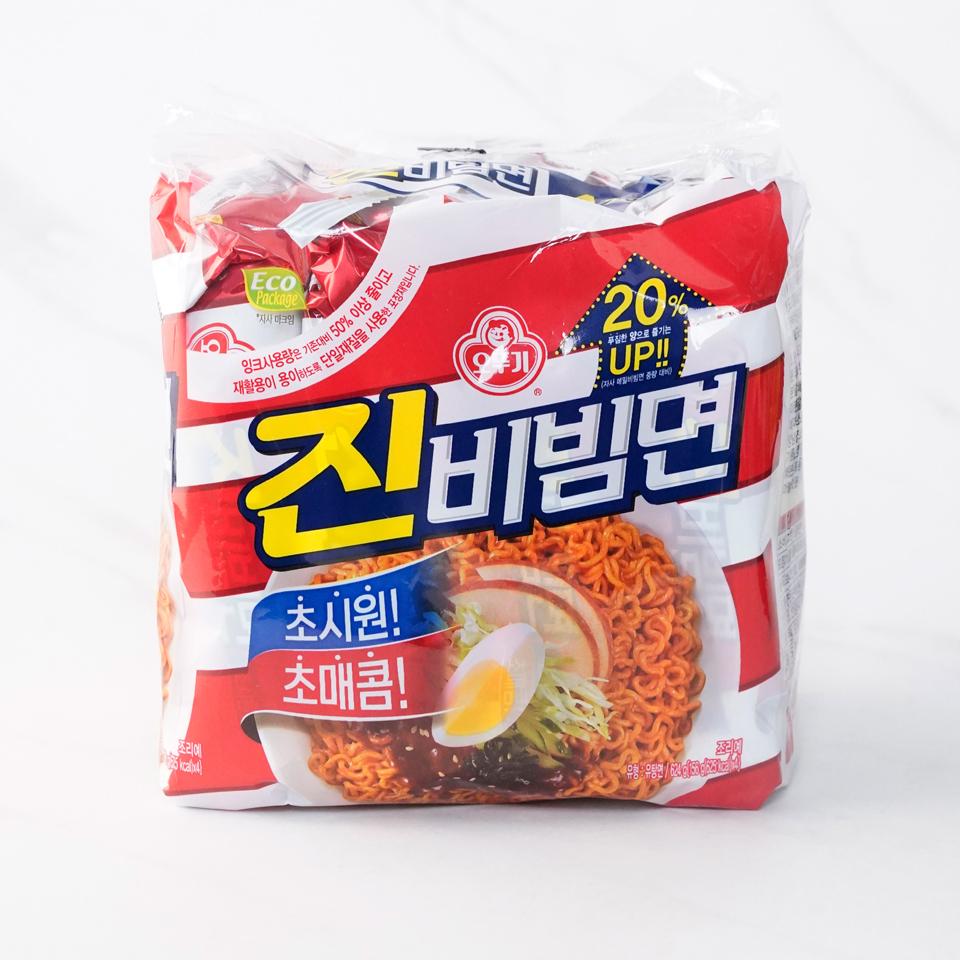 오뚜기 진비빔면 멀티 156g*4 | 배민스토어