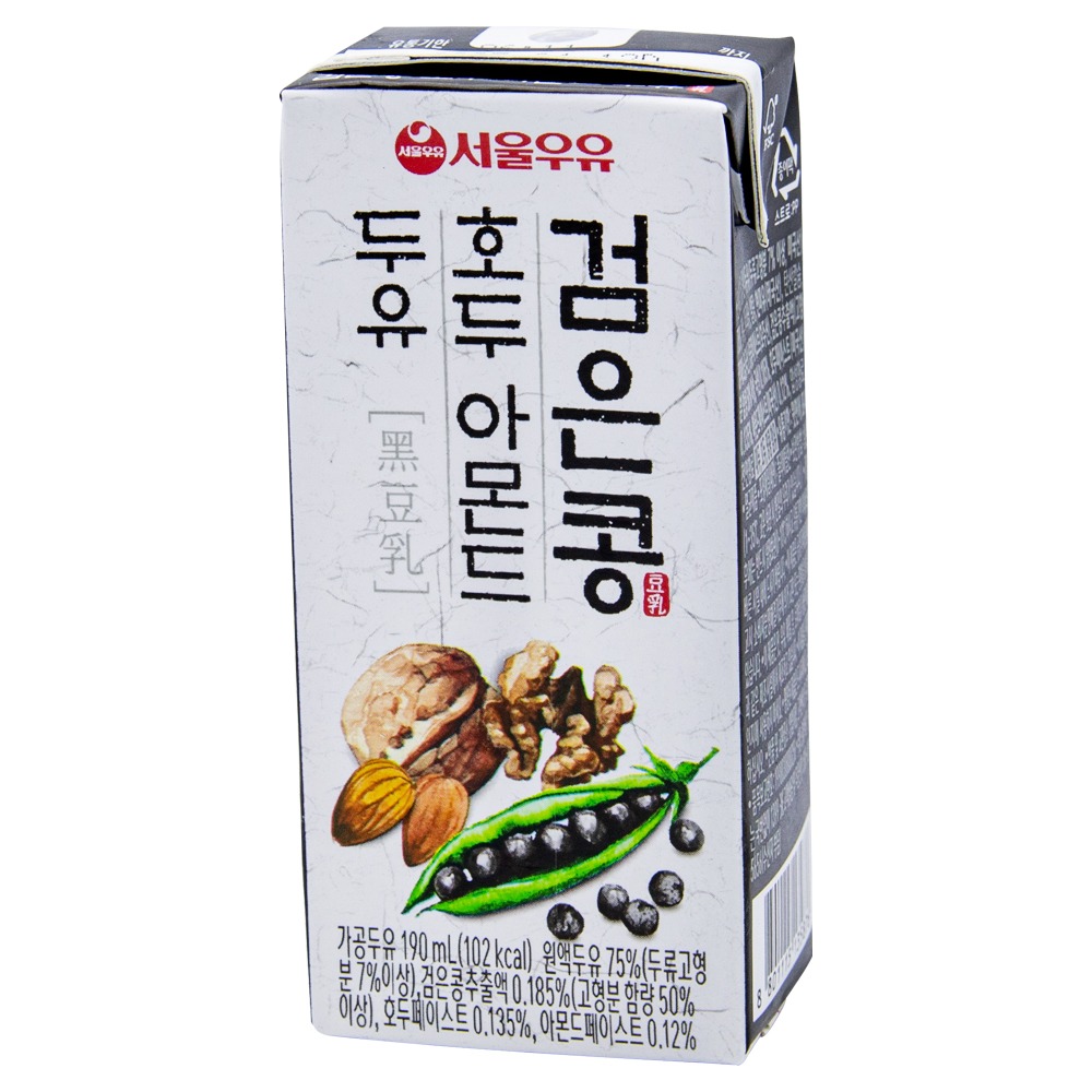 서울 검은콩호두아몬드두유190ml 배민 장보기∙쇼핑
