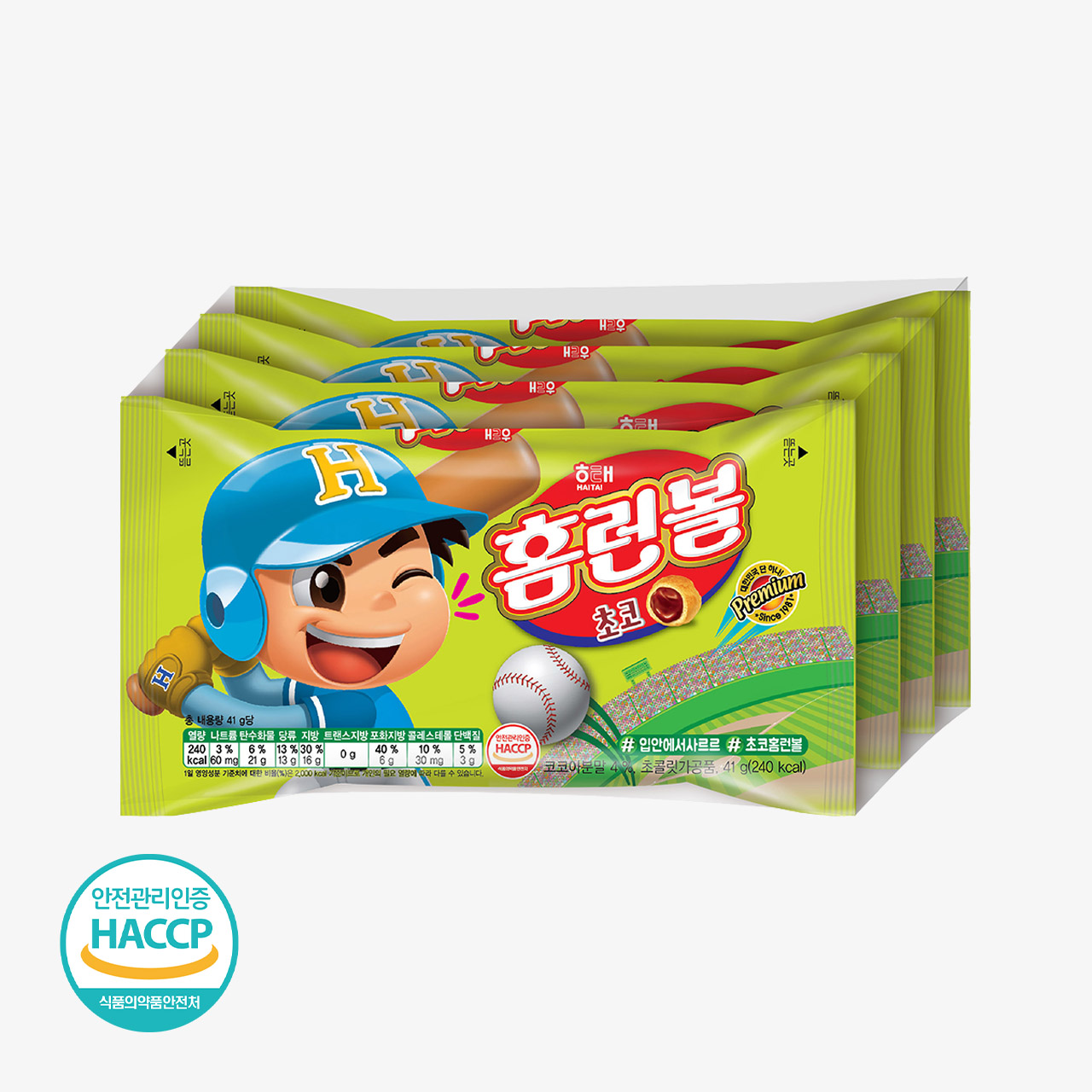 해태)홈런볼 4번들164g | 배민스토어