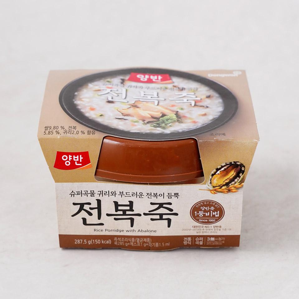 동원 양반죽 1등비법 전복죽 287.5g | 배민스토어