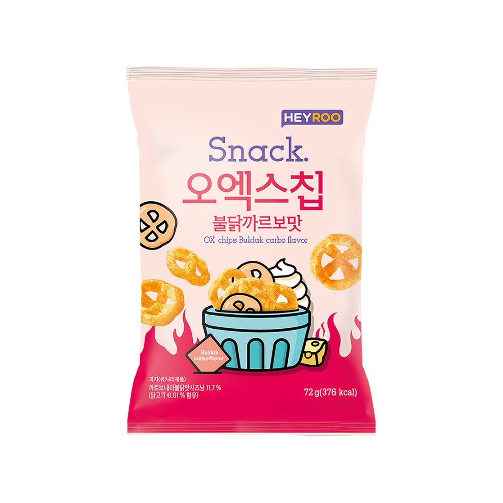 HEYROO오엑스칩불닭맛 | 배민스토어