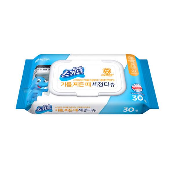 스카트 기름 찌든때세정티슈30매 배민 장보기∙쇼핑