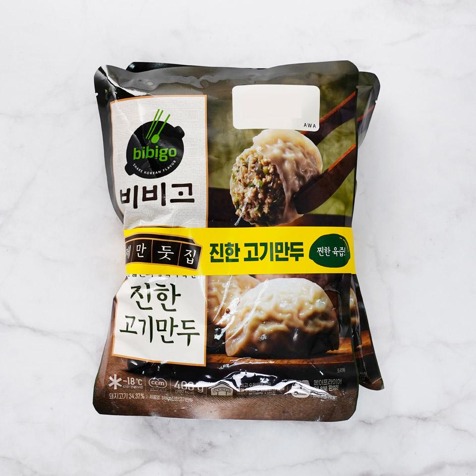 CJ 비비고 수제 진한고기 만두 400g*2 | 배민 장보기∙쇼핑