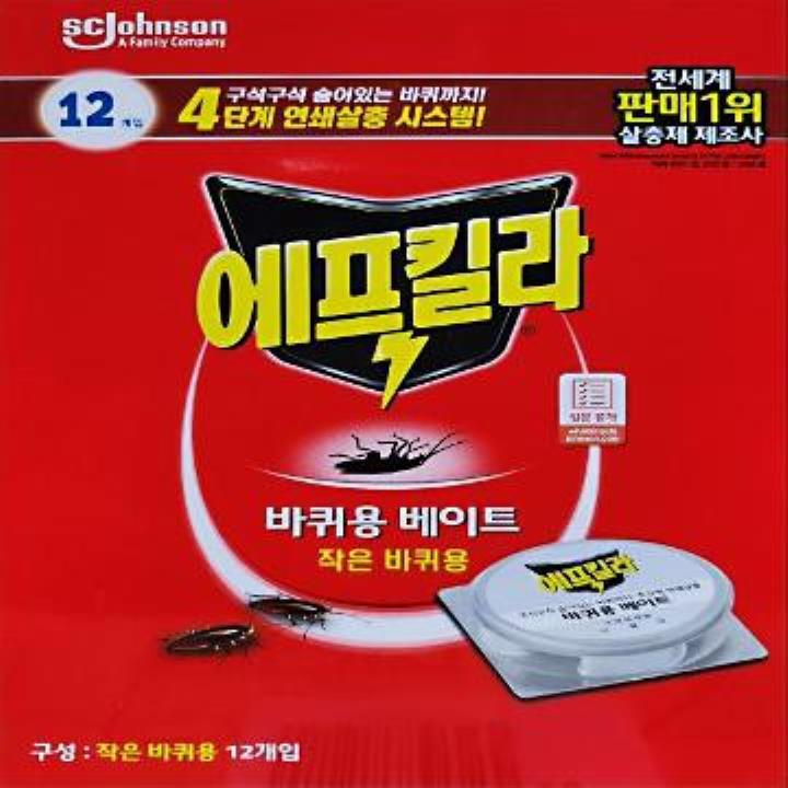 에프킬라베이트작은바퀴 12p에스씨존슨코리아유 배민 장보기∙쇼핑