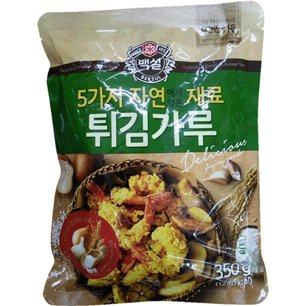 백설 자연재료튀김가루350g 배민 장보기∙쇼핑