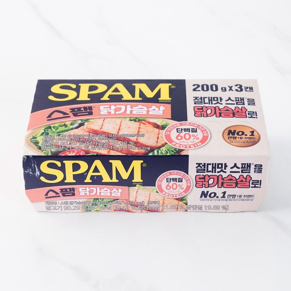 CJ 스팸 닭가슴살 200g*3 | 배민스토어