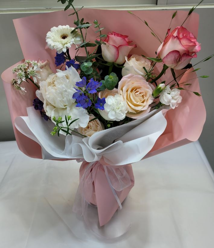 핑크톤 포장 꽃다발 M 소재 랜덤구성 배민 장보기∙쇼핑