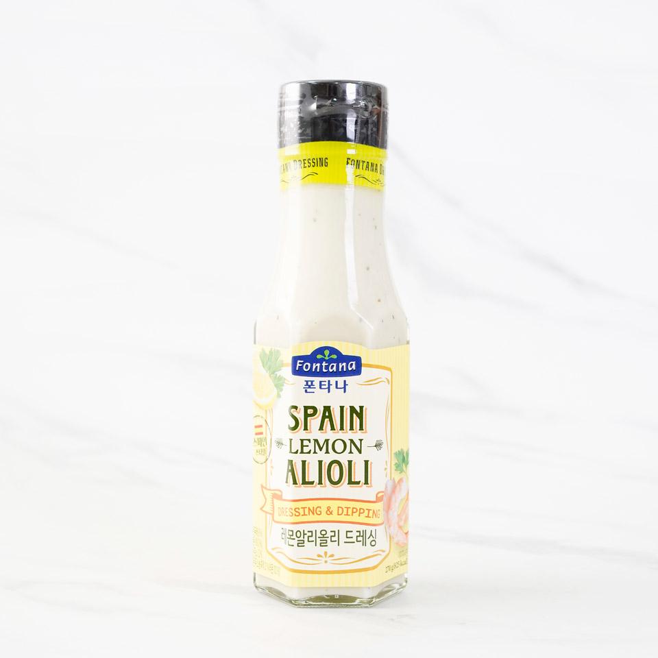 샘표 폰타나 스페인 레몬알리올리 드레싱 270g | 배민스토어