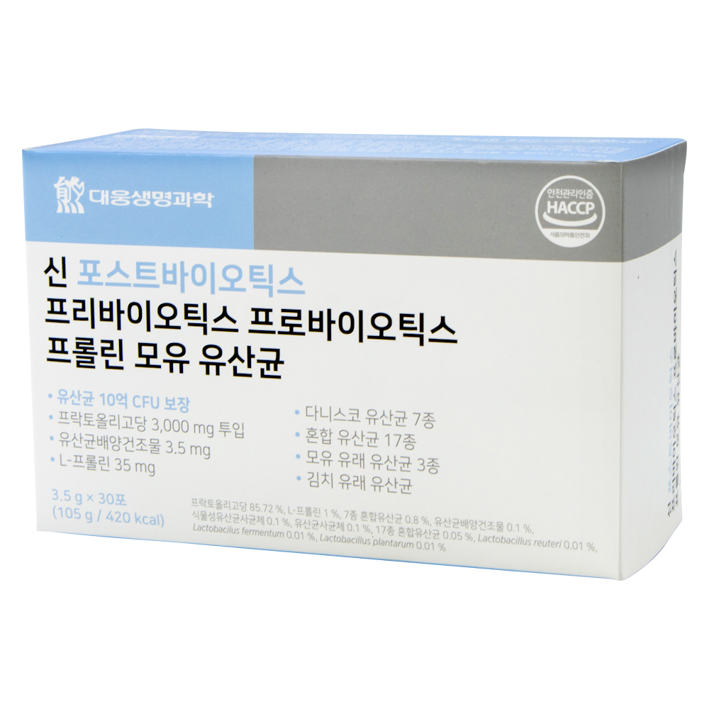 대웅포스트 프리프로바이오틱스30포 배민 장보기∙쇼핑