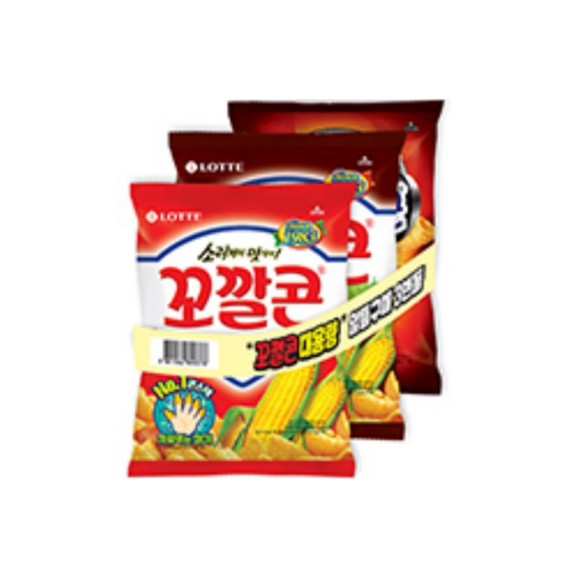 롯데)꼬깔콘3번들258G | 배민 장보기∙쇼핑