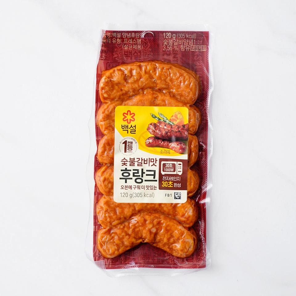 CJ 백설 숯불갈비 후랑크 120g | 배민스토어