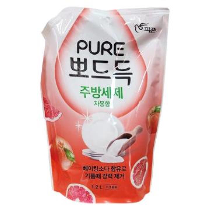 퓨어뽀드득주방세제R(자몽향) 1.2L/피죤 | 배민스토어