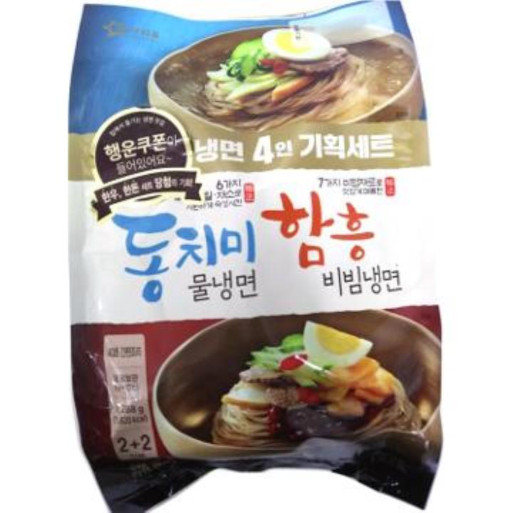 아워홈냉면4인기획세트 1,268G/아워홈 | 배민 장보기∙쇼핑