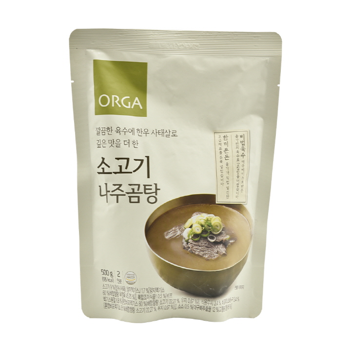 ORGA 소고기 나주곰탕 500g | 배민스토어