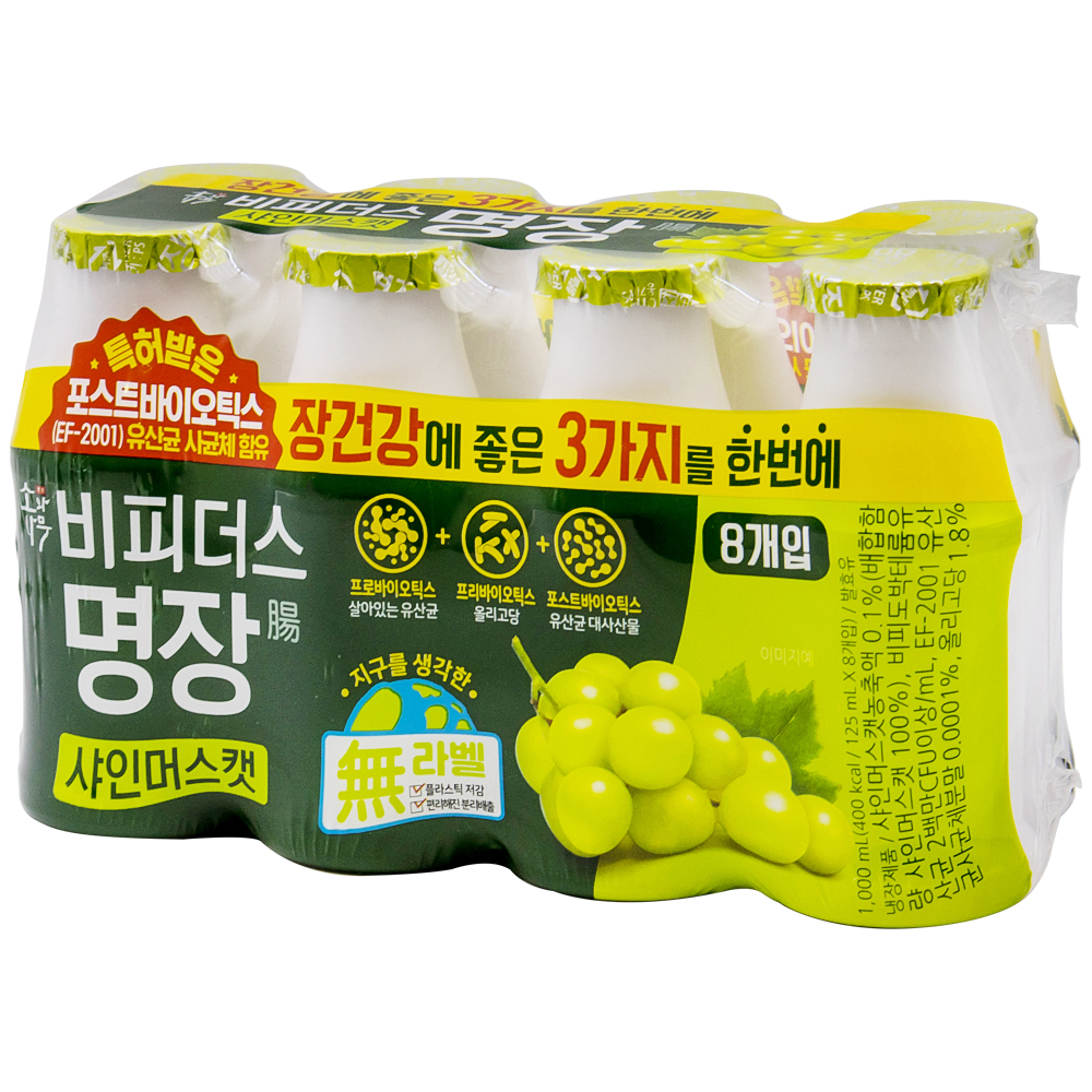 동원)비피더스명장샤인머스켓140ml*8 | 배민스토어