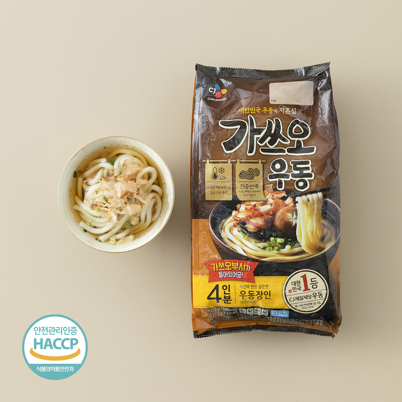 CJ 가쓰오우동 4인 | 배민스토어