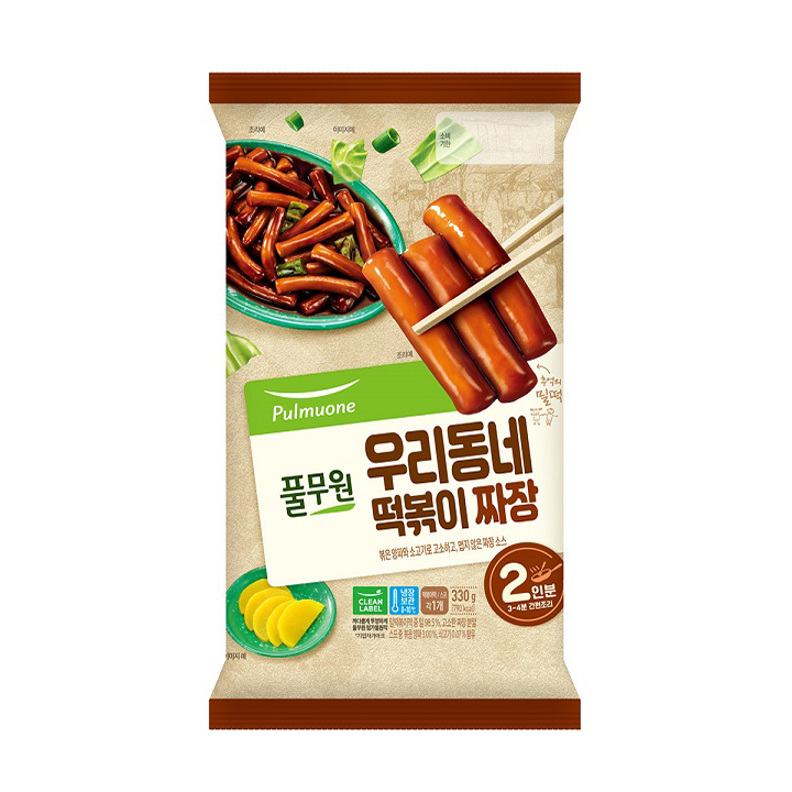 풀무원 우리동네떡볶이짜장 330g 배민 장보기∙쇼핑 