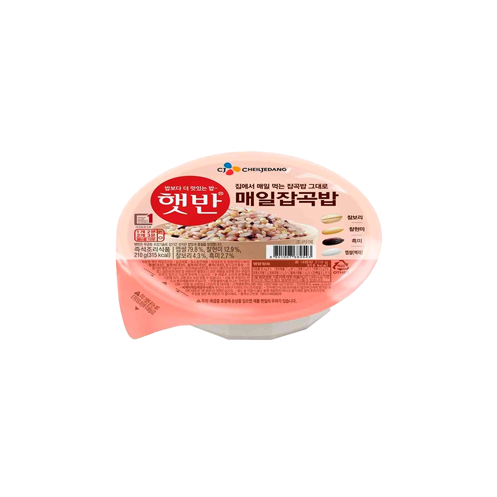 CJ)햇반매일잡곡밥210g(36) | 배민스토어