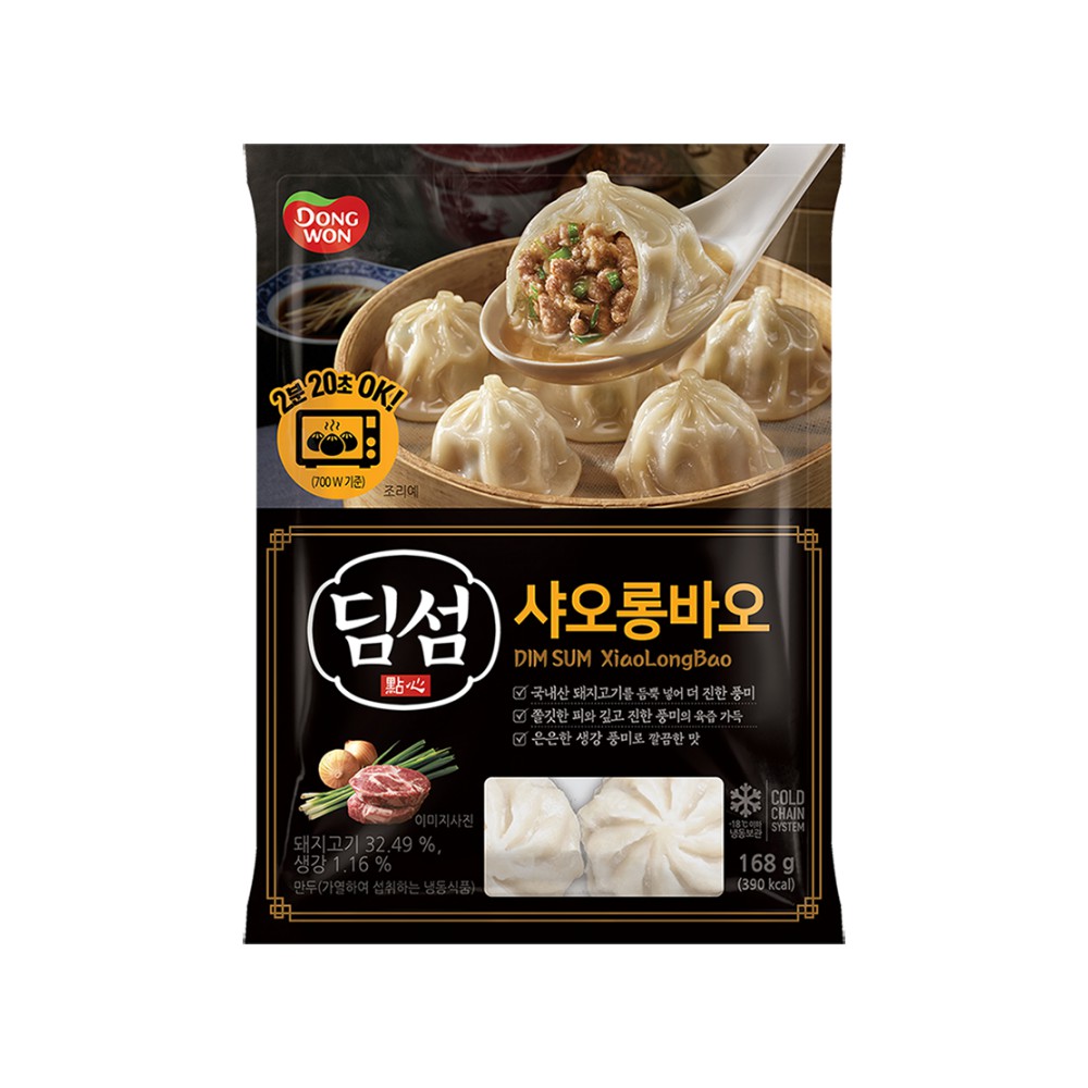 (1+1, 2개묶음)동원)딤섬샤오롱바오168g | 배민 장보기∙쇼핑