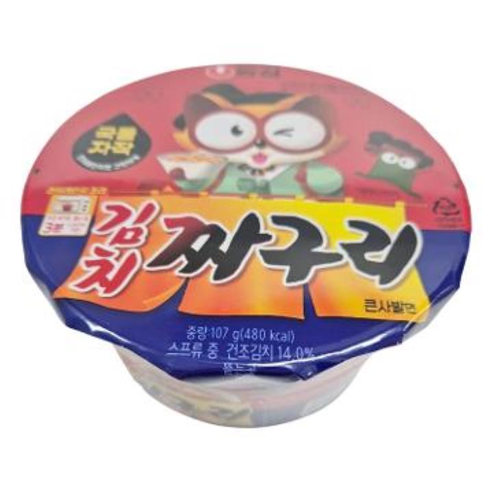 큰사발 김치짜구리 107g 주 농심 배민 장보기∙쇼핑