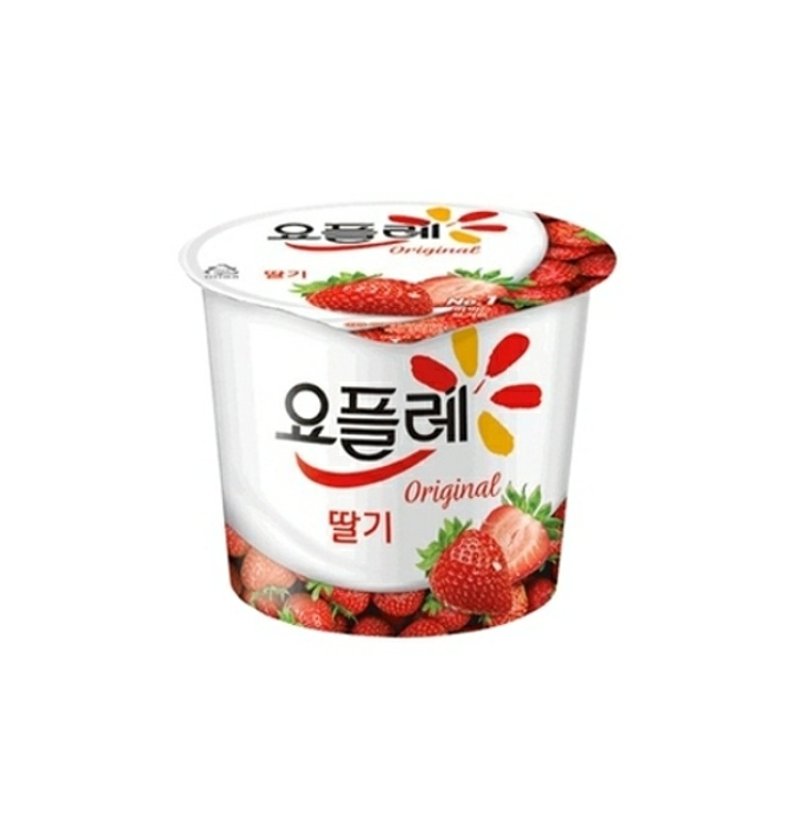 빙그레 요플레 딸기 배민스토어