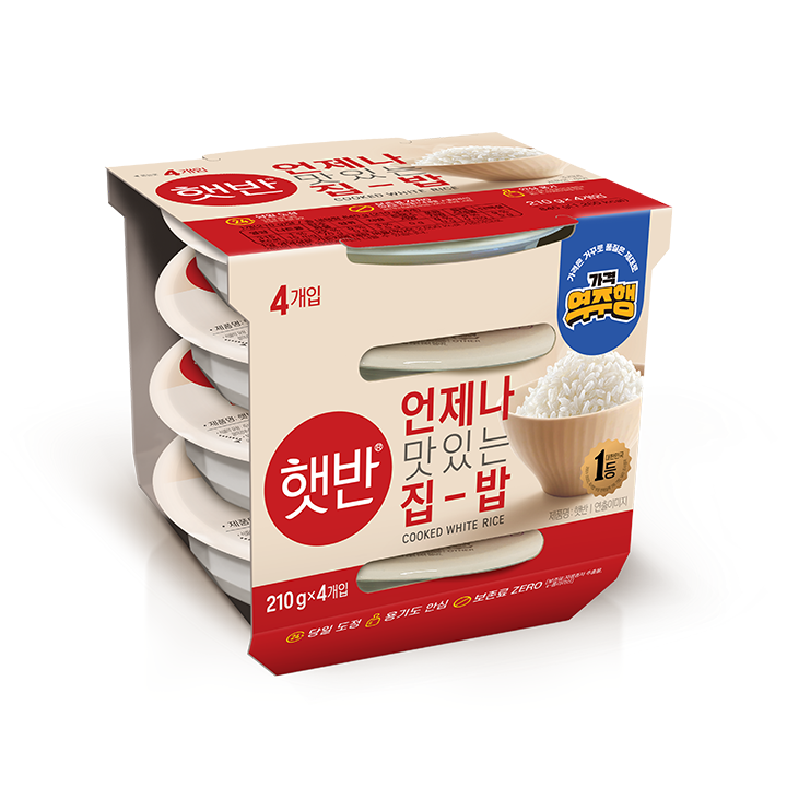 CJ 햇반 210g*4입 | 배민 장보기∙쇼핑