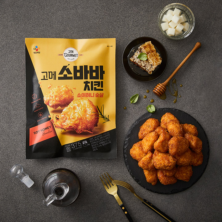CJ)고메소바바치킨소이허니순살375g | 배민 장보기∙쇼핑