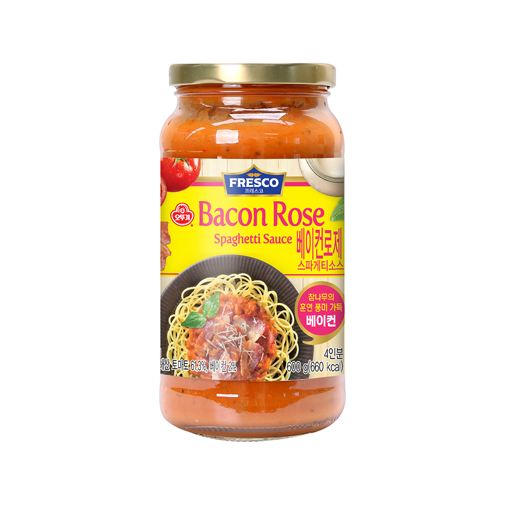 프레스코)베이컨로제파스타소스 600g | 배민 장보기∙쇼핑