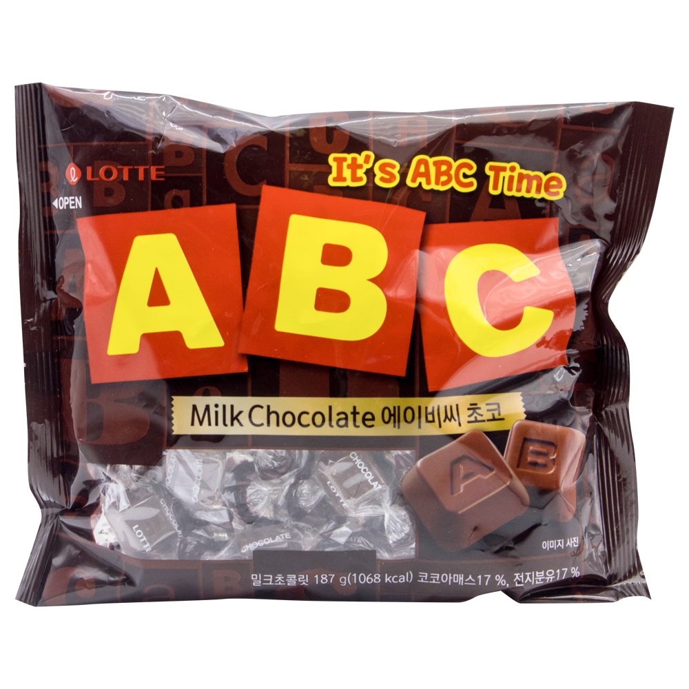 롯데 Abc초콜릿187g 배민스토어