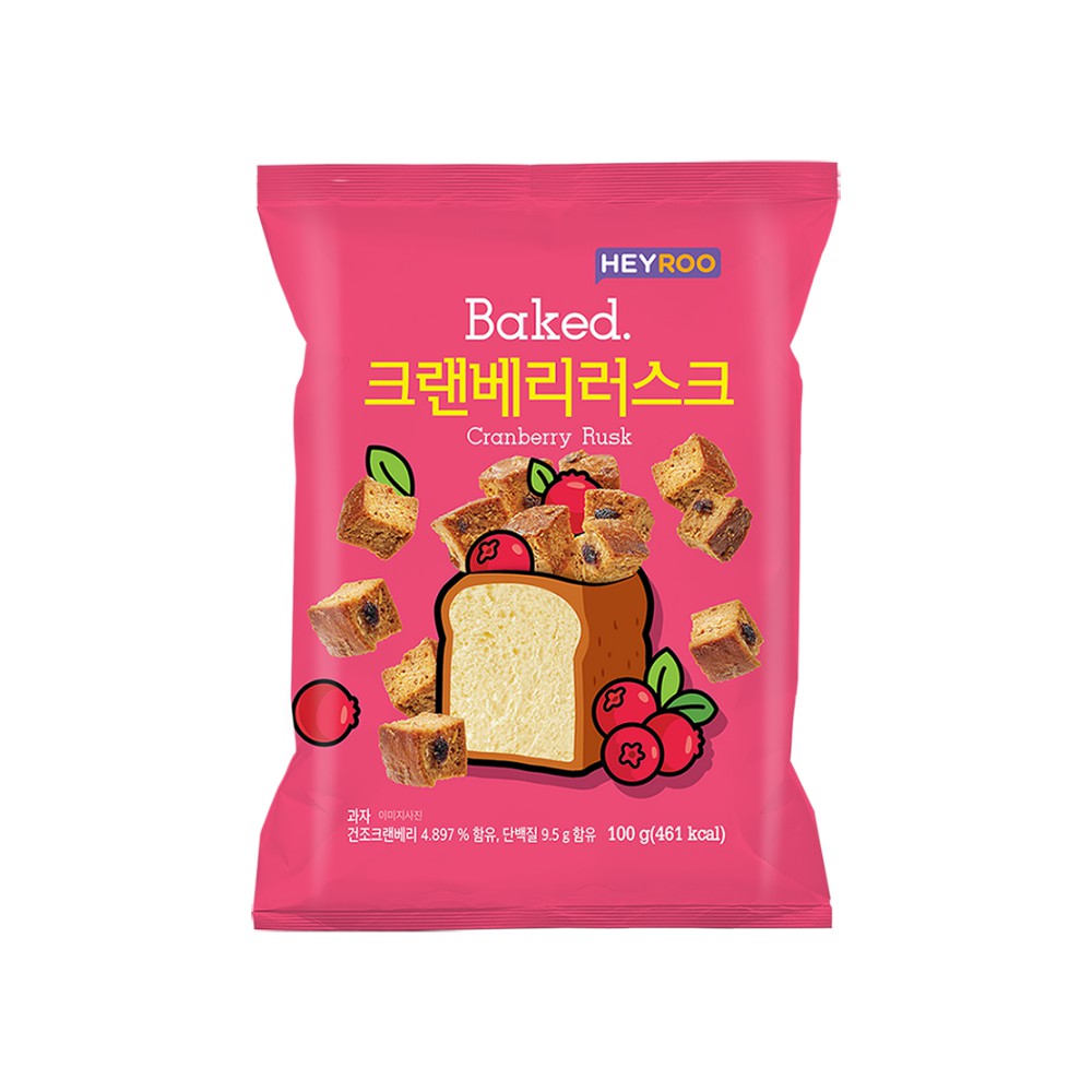 HEYROO크랜베리러스크 | 배민스토어