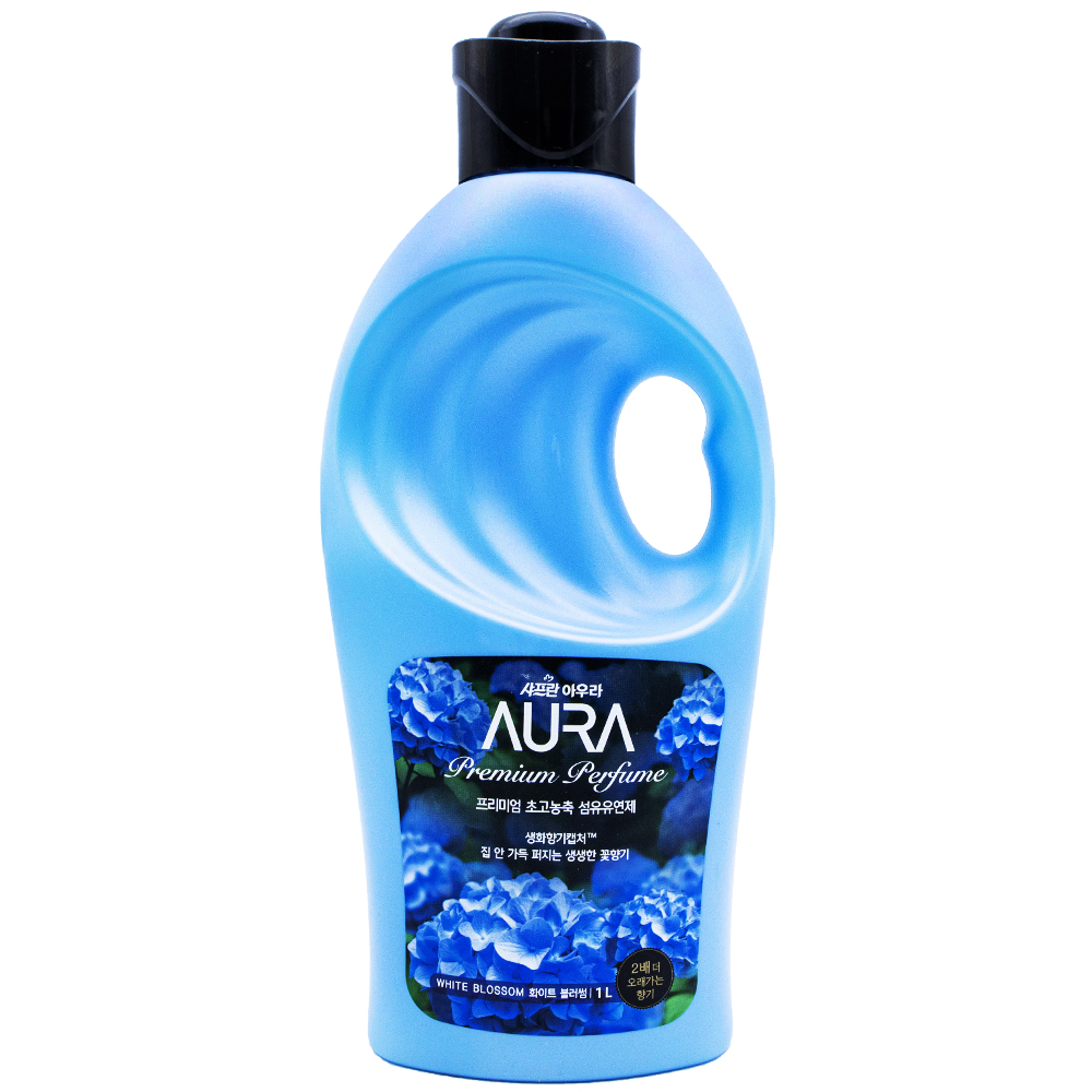 샤프란 AURA 프리미엄 용기1L 화이트블러썸 | 배민스토어