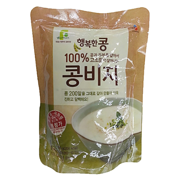 CJ)행복한국산콩비지320g | 배민스토어