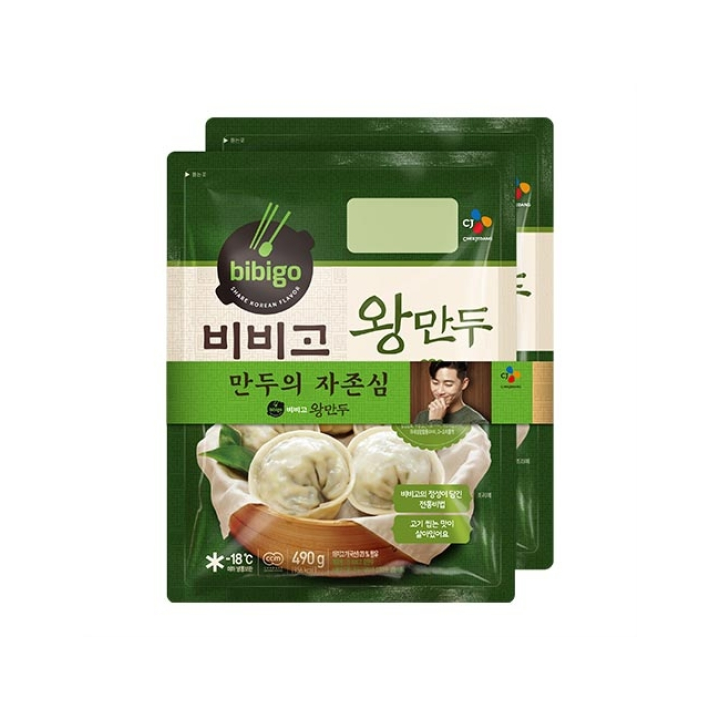 CJ비비고왕만두490g*2 | 배민 장보기∙쇼핑
