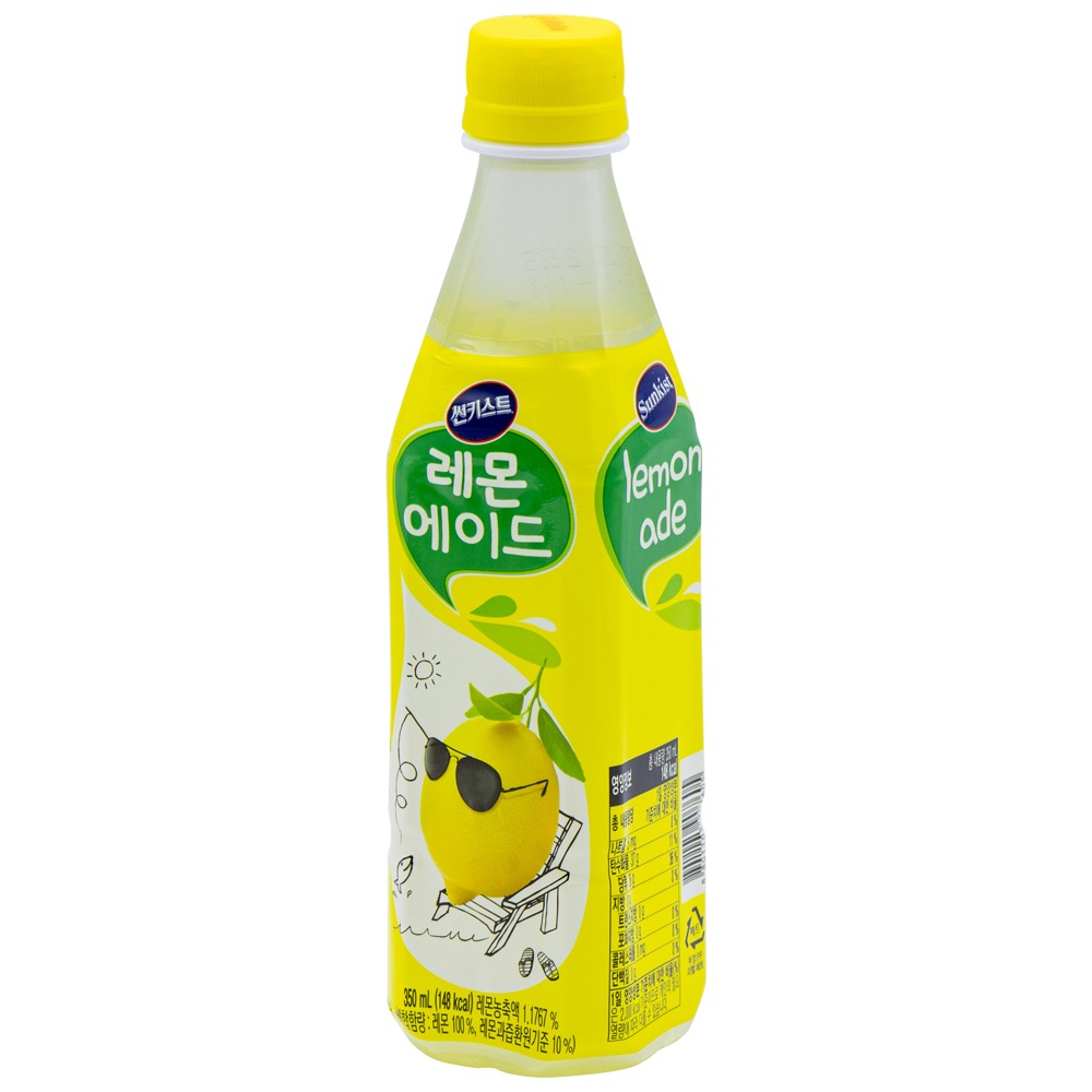 썬키스트레몬에이드350ml 페트 배민스토어