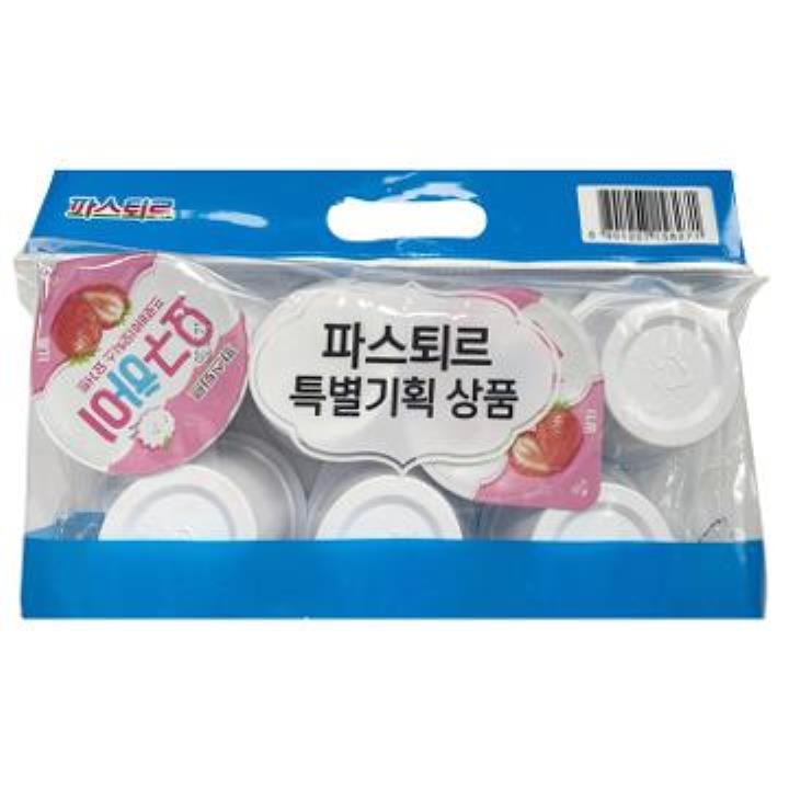 파스퇴르요구하이요거트 딸기 7입 롯데제과 주 배민스토어