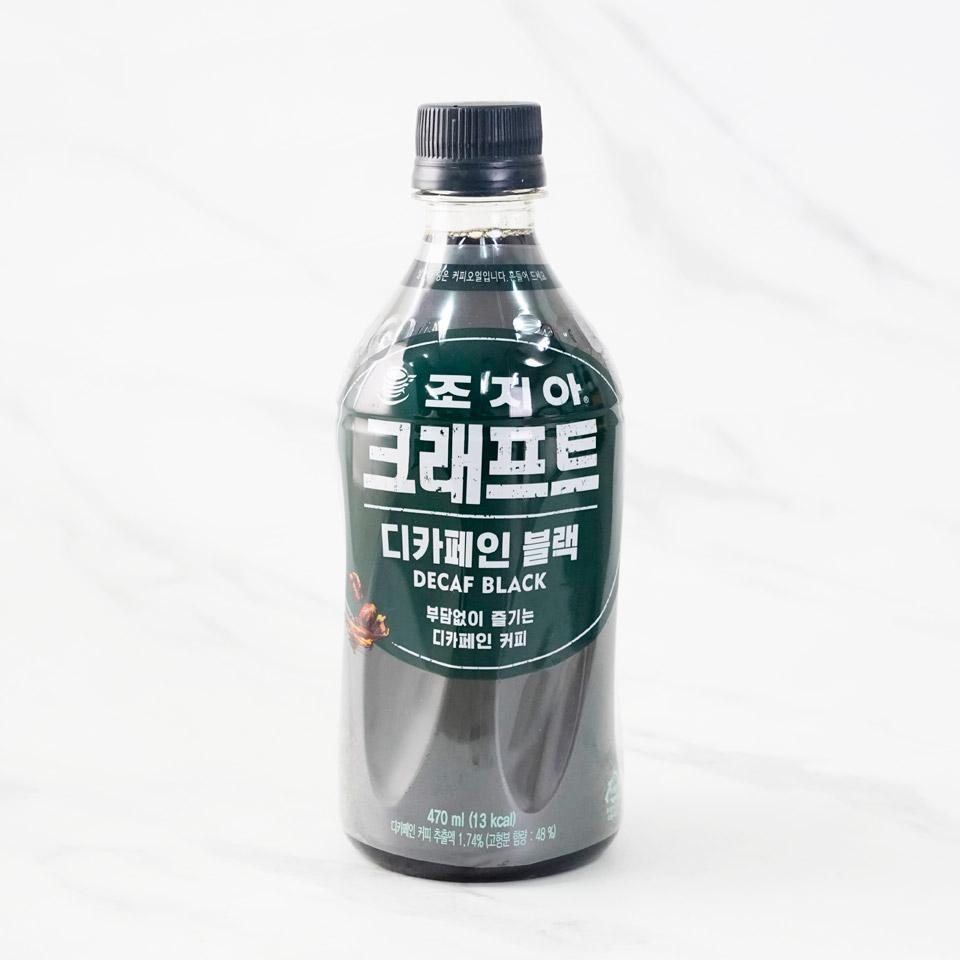 코카콜라 조지아 크래프트 디카페인 블랙 470ml 배민스토어