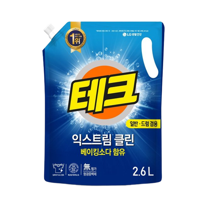 테크 익스트림클린 세탁세제 26l 배민 장보기∙쇼핑