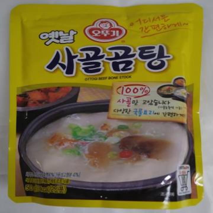 옛날사골곰탕국물 500g 오뚜기 배민스토어