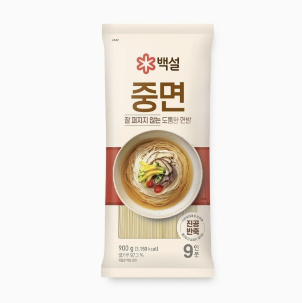 CJ 백설 중면 900g | 배민스토어