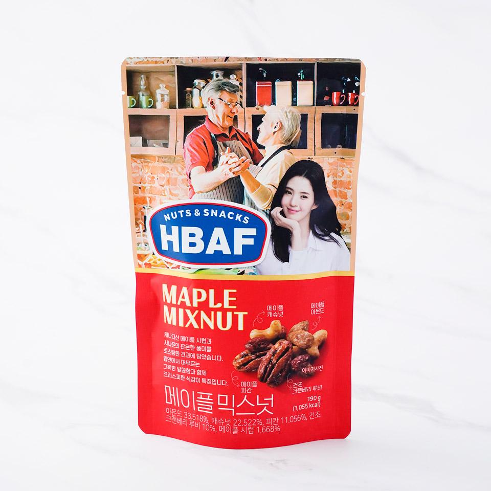 HBAF 바프 메이플믹스넛 190g | 배민스토어