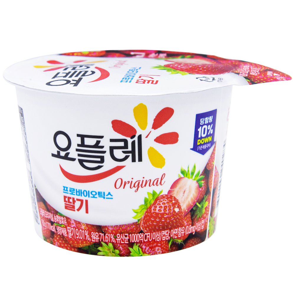 빙그레 요플레딸기홈180g 배민스토어