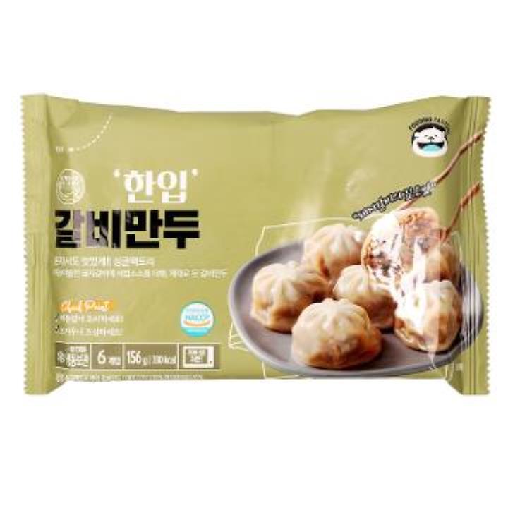 한입갈비만두 156g 6입 나래식품 주 배민스토어