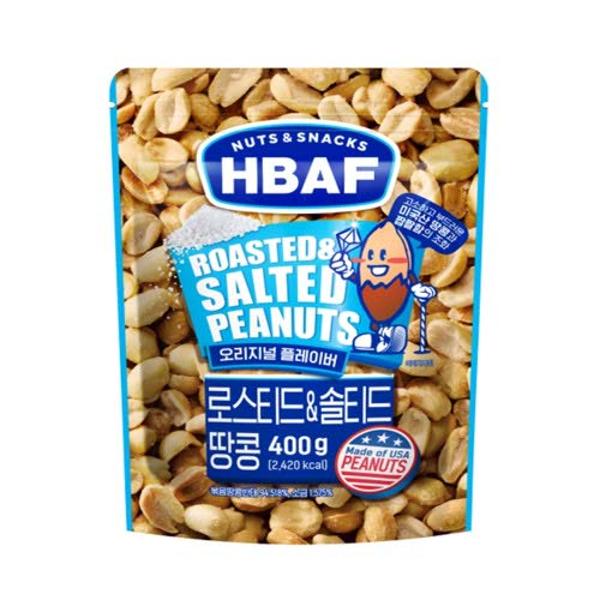 HBAF로스티드&솔티드땅콩400G | 배민 장보기∙쇼핑