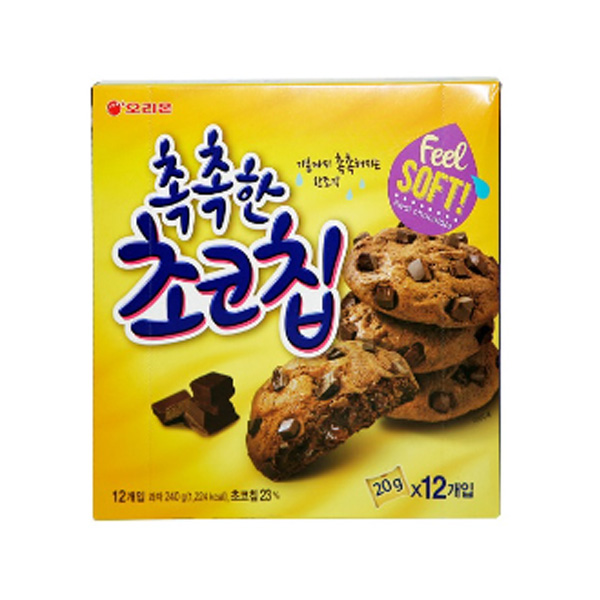 오리온)촉촉한초코칩12P_240g | 배민 장보기∙쇼핑