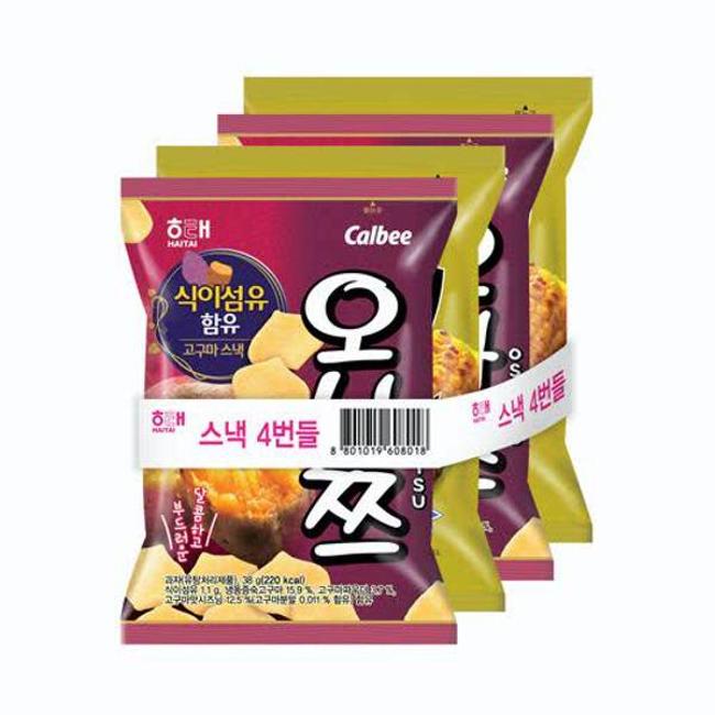해태 스낵4번들 칸츄리콘2 오사쯔2 배민 장보기∙쇼핑