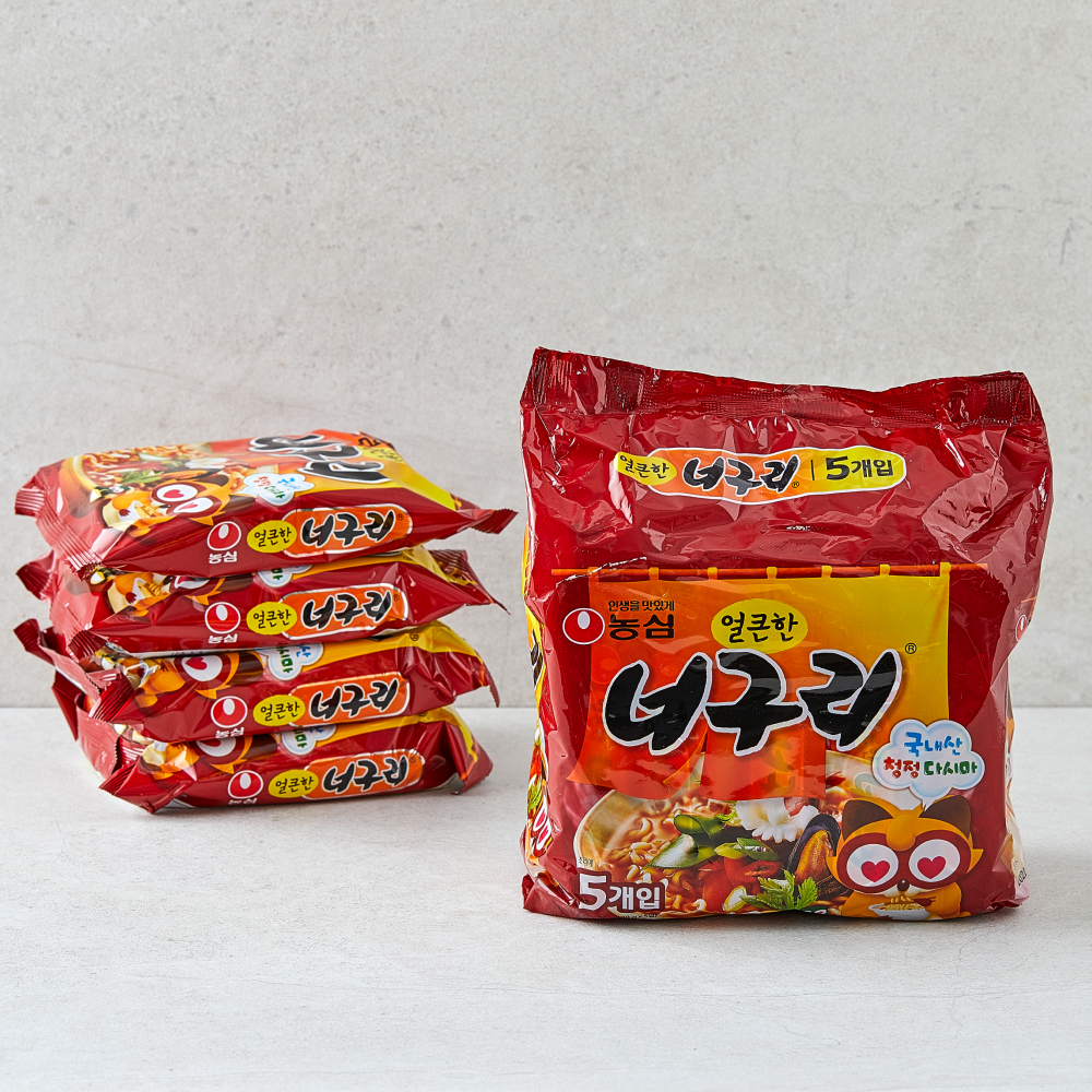 얼큰한너구리120gx5 배민 장보기∙쇼핑