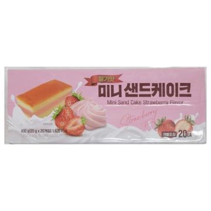 미니샌드케이크딸기맛 400g20입주키즈웰 배민 장보기∙쇼핑